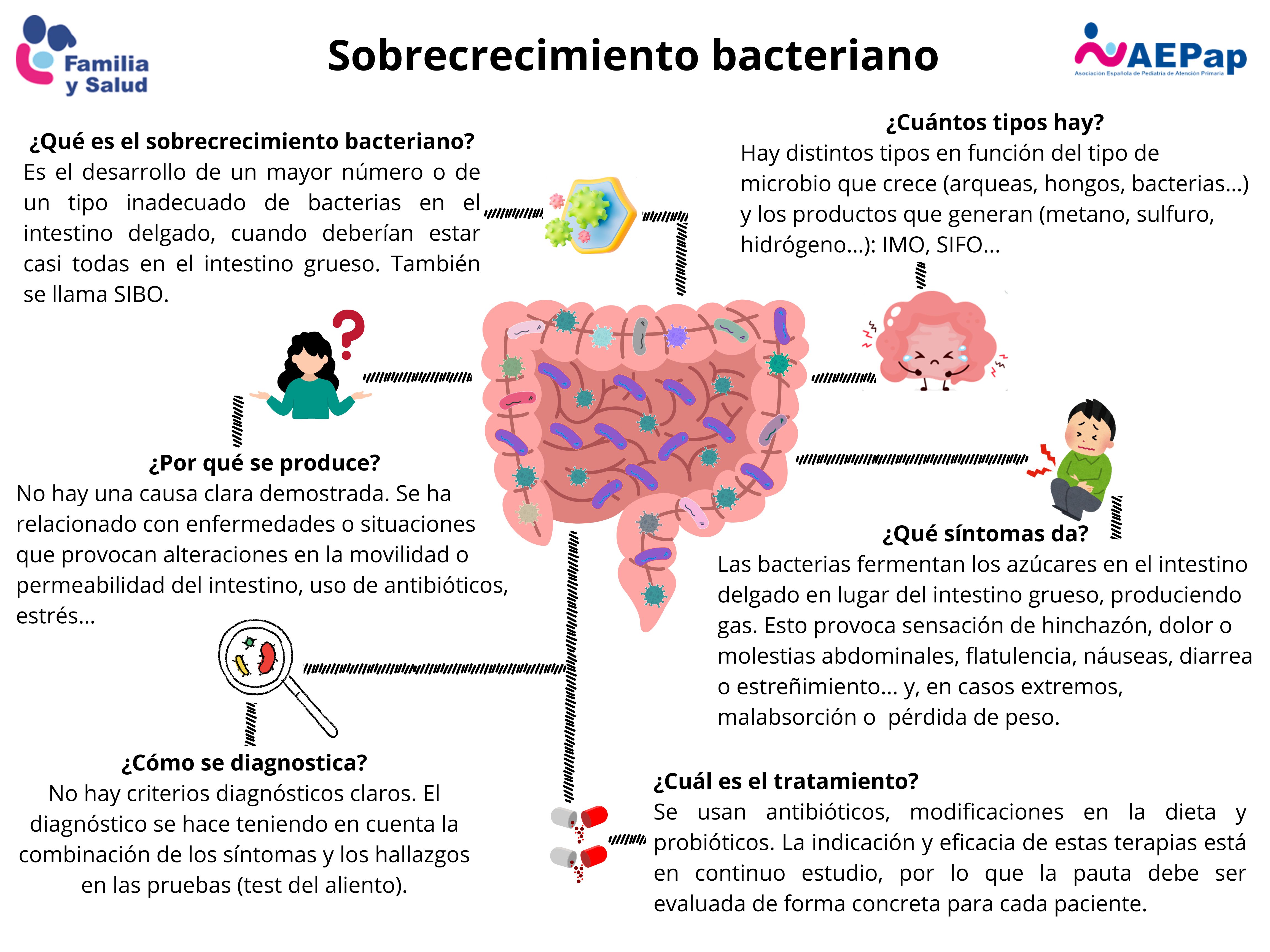 Sobrecrecimiento bacteriano (SIBO) | Familia y Salud