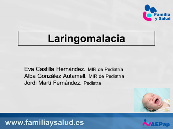 Laringomalacia | Familia y Salud
