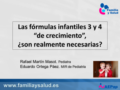 Las fórmulas infantiles 3 y 4 “de crecimiento”, ¿son realmente ...