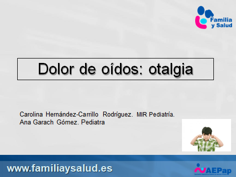 Dolor de oídos: Otalgia | Familia y Salud