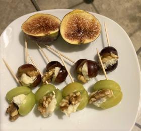 Uvas con queso y nueces | Familia y Salud